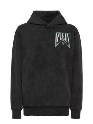 Philipp Plein Jersey Hoodie - Black