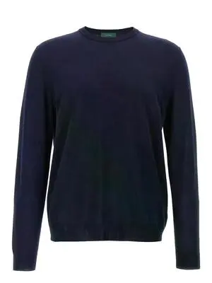 ZANONE Cotton Sweater - Blue