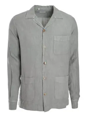 Boglioli Linen Overshirt - Grey