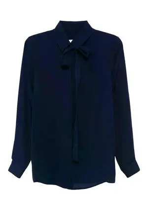 Elie Saab Silk Shirt - Blue