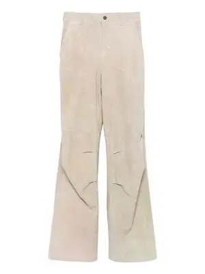 SALVATORE SANTORO Suede Trousers - Grey