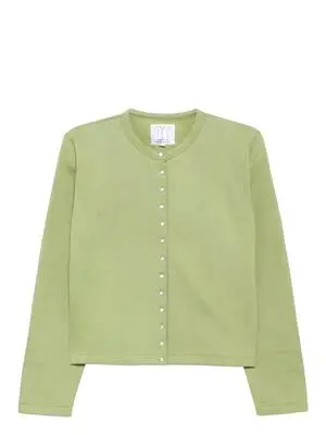 AGNÈS B. Pressions Cardigan - Green