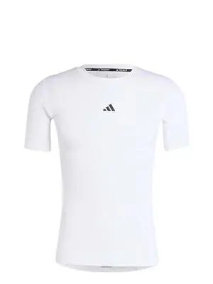 Adidas Techfit Compression Training Tee Shirt - White