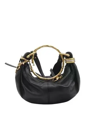 Chloé Mini Bracelet Hobo Bag - Black