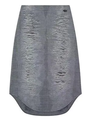 DIESEL® O-tavy Midi Skirt - Grey