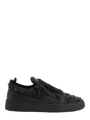 GIUSEPPE ZANOTTI Double-zip Low-top Sneakers - Black