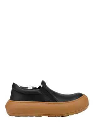 Moschino Leather Sneakers - Black