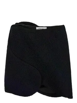 FERRAGAMO Bouclé Mini Skirt - Black
