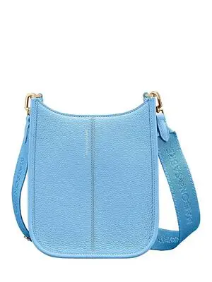 MAISON DE SABRE Leather Mini Saddle Bag - Sky Blue