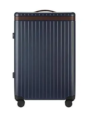 CARL FRIEDRIK The Check In Wheeled Suitcase - Navy/hackett
