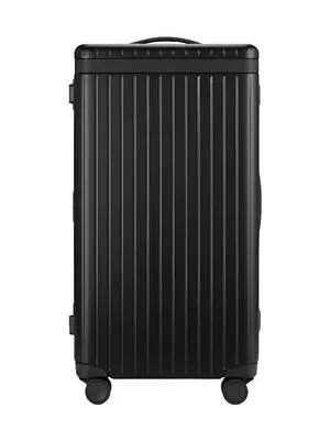 CARL FRIEDRIK Large Check-in Trunk - Black