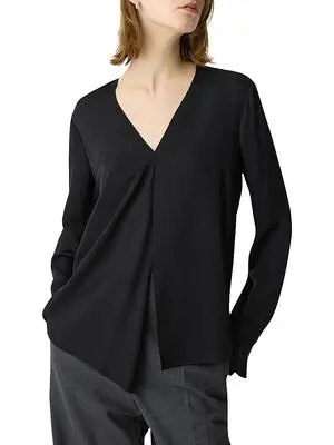 Theory Silk Top - Black