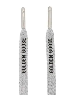 GOLDEN GOOSE Golden Goose Shoe Laces Kit Ice/black/