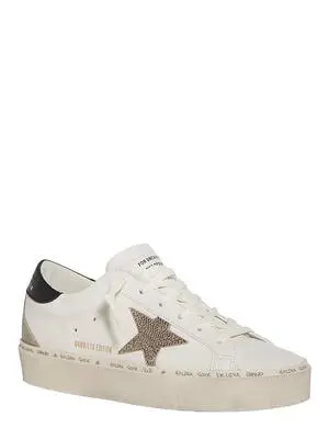 GOLDEN GOOSE Hi Star Low Top Sneakers - White/biege