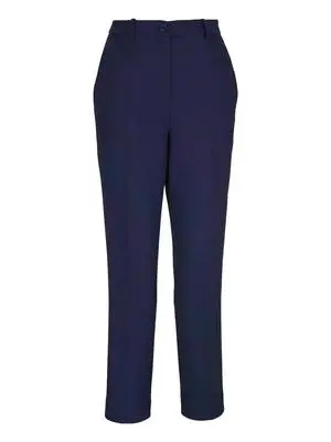 Michael Kors Samantha Crepe Trousers - Blue