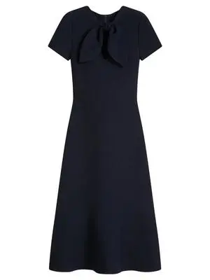 SCANLAN THEODORE Crepe Knit Cravat Dress