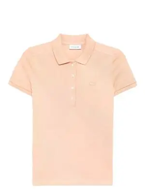 Lacoste Logo-patch Polo Top - Neutrals