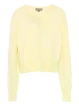 N.peal Ivy Cropped Cardigan - Yellow