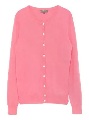 N.peal Olivia Round Neck Cardigan - Pink