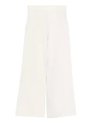 N.peal Knitted Trousers - Neutrals