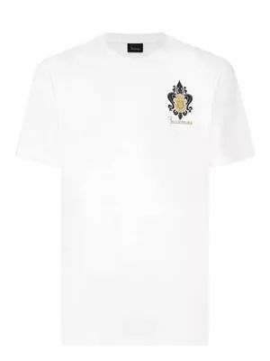 BILLIONAIRE Fleur-de-lis T-shirt - White