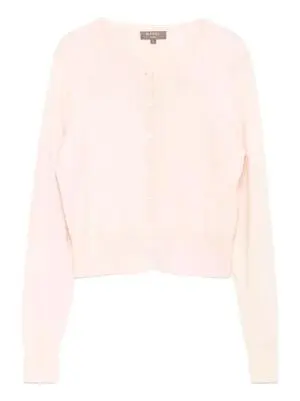 N.peal Ivy Cropped Cardigan - Pink