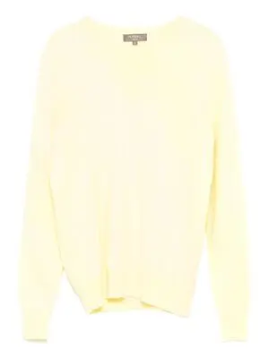 N.peal Evie Classic Round Neck Jumper - Yellow