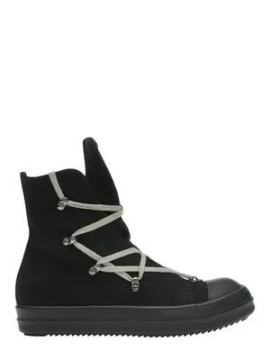 Rick Owens Hexa High Top Sneakers - Black/pearl