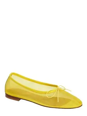 MANSUR GAVRIEL Mansur Gavriel Dream Mesh Ballerina Flat Bright Yellow