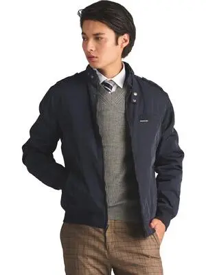 MEMBERS ONLY Iconic Racer Jacket With Quilted Lining - Navy