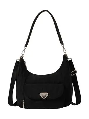 BAGGALLINI BAGGALLINI Coastal Flip Lock Half Moon Bag Black