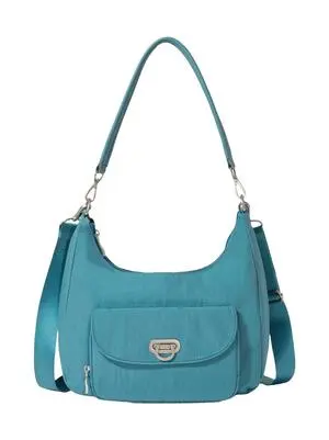 BAGGALLINI BAGGALLINI Coastal Flip Lock Half Moon Bag Seaside Blue