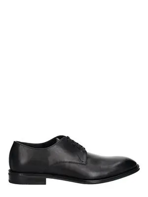 BOSS Leather Oxford Shoes - Black