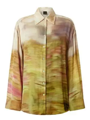 Pinko Printed Shirt - Brown