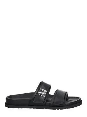 MSGM Flat Slides - Black