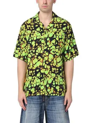 Martine Rose Bowling Shirt With Abstract Pattern - Green