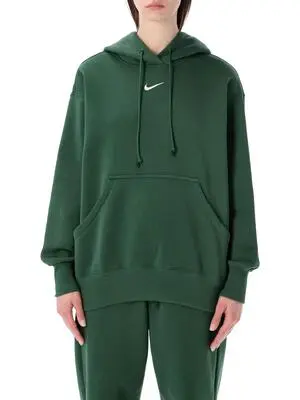 Nike Embroidered Swoosh Hoodie - Green