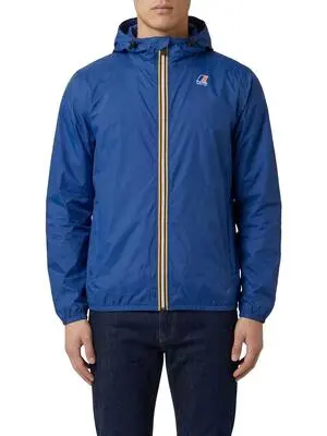 K-WAY K-Way Hooded Windbreaker Jacket Blue 1