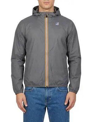 K-WAY Lightweight Hooded Jacket - Grey