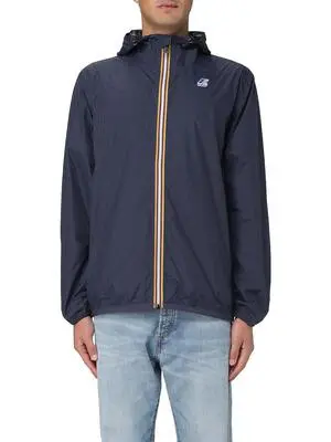 K-WAY Hooded Windbreaker Jacket - Navy