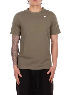 K-WAY Cotton T-shirt With Logo By Green