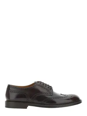 DOUCAL'S Doucal's Wing Tip Brogue Shoes Dark