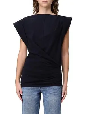 Isabel Marant Étoile Top With Draped Detail - Black