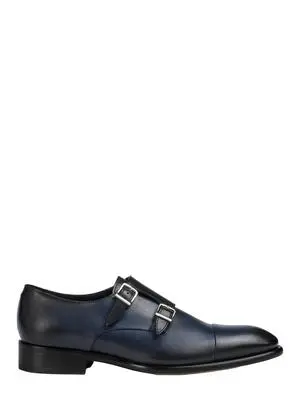 DOUCAL'S Double Monk Strap Shoes - Blue