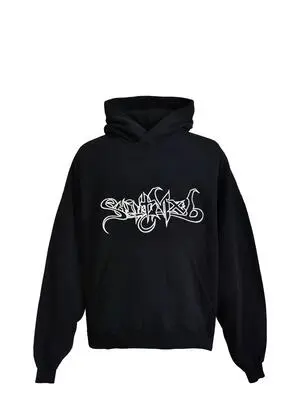 SAINT MXXXXXX Cotton Hoodie - Black