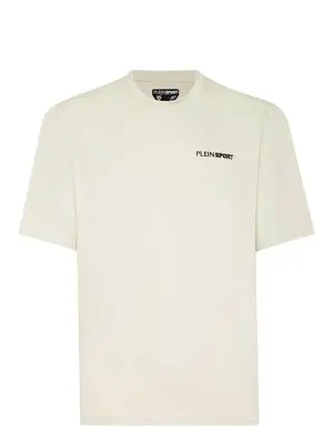 PLEIN SPORT Micro-rib T-shirt Grey