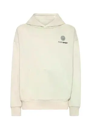 PLEIN SPORT Logo-print Hoodie - Grey