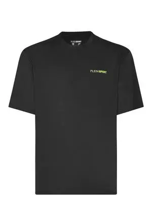 PLEIN SPORT Micro-rib T-shirt - Black