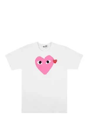 Play Comme Des Garcon T-shirt With Heart - Pink