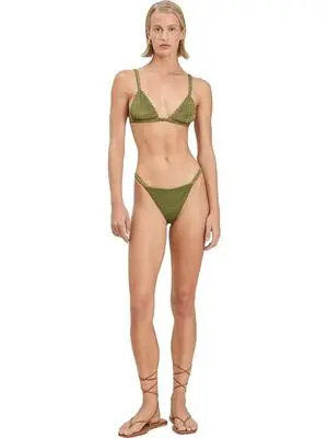 Devon Windsor Zack Bikini Bottom Green